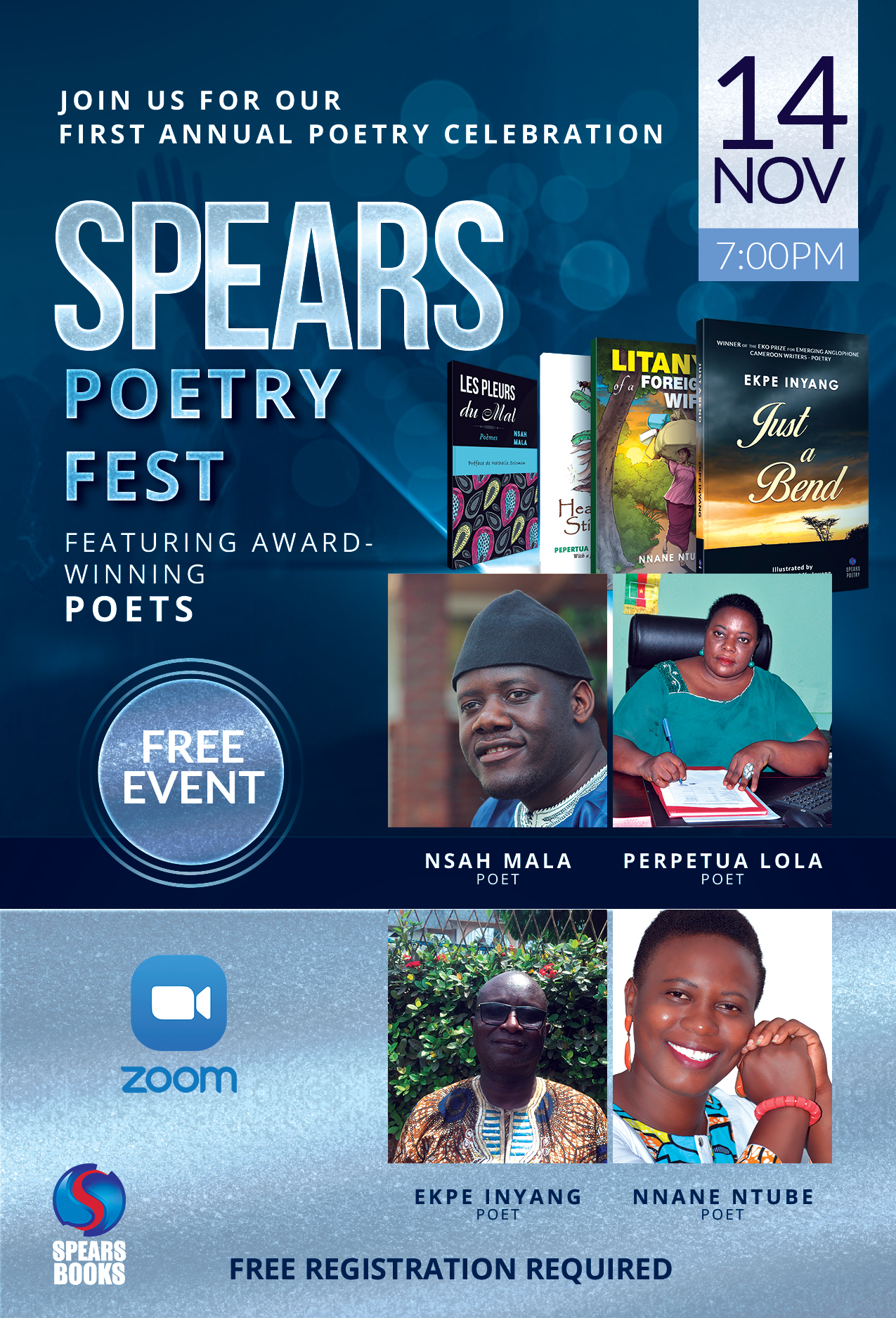 First Annual Spears Poetry Festival – Spears Books